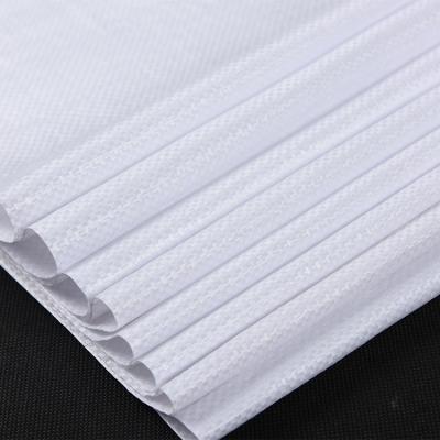 China Bright Translucent Snakeskin Bag Plastic Grain PP White Rice Packaging for sale