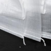 China 100cm PP Woven Sack Mesh Netting Bags White Polyethylene Recyclable for sale