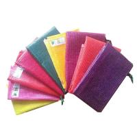 China Anti UV Mesh Netting Bags For Vegetable Fruit Plastic PP Tubular Lemon Drawstring Sack for sale