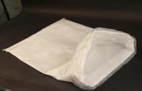 China 100cm PP Woven Sack Mesh Netting Bags White Polyethylene Recyclable for sale