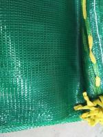 China Green PP Mesh Netting Bags For Corn Plastic Drawstring Packing Cabbage for sale
