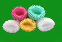China Yellow Fruit Foam Net EPE Materials 3 - 15cm Width for sale