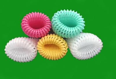 China Yellow Fruit Foam Net EPE Materials 3 - 15cm Width for sale
