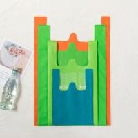 China Large Reusable T-Shirt Eco-Friendly Multi-Colors Shopping Bag for sale