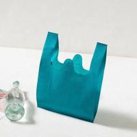 China PP Non-Woven Reusable Vest Shopping Bags Tote Shopping Bags for sale