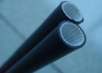 China Black Silicone Rubber Fiberglass Sleeving 7000V Tolerance 2.5mm - 3.0mm Inside diameter for sale
