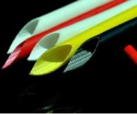 China Silicone Rubber Coated Fiberglass Sleeving -10ºC  +200ºC Continuous Operating Temperature for sale