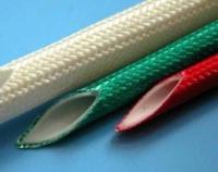 China Silicone Rubber Coated Fiberglass Sleeving -10ºC  +200ºC Continuous Operating Temperature for sale