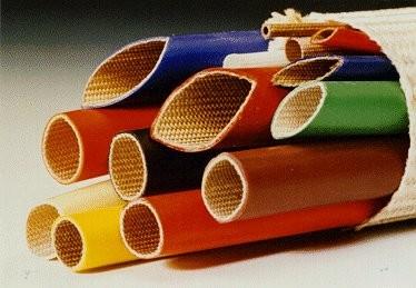 China Silicone Rubber Coated Fiberglass Sleeving -10ºC  +200ºC Continuous Operating Temperature for sale