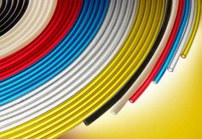 China Multi Color Flexible Reinforced PVC Tubing Flame Retardant For Wire Jacket for sale
