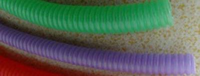 China PE Corrugated Plastic Wire Protection PP Flexible tubing / PA Corrugated sleeves for sale