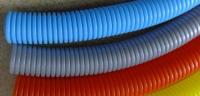 China Plastic Polyethylene Electrical Conduit Corrugated Flexible Tubing For Cable Wire Protection for sale