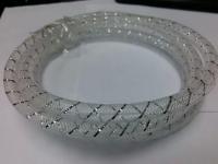 China Clear Pink Cable Mesh Sleeve , Protective Mesh Sleeving PET Material for sale