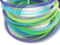 China Multi-Colored Cable Mesh Sleeve For Gifts And Lights Decoration Accessories for sale
