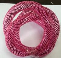 China Red Round Woven Expandable Braided Sleeving 230°C+5 Melting Point for sale