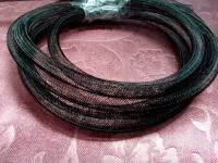 China Round Cable Mesh Sleeve PET Braided Sleeveing For Light  Decoration Accessories for sale