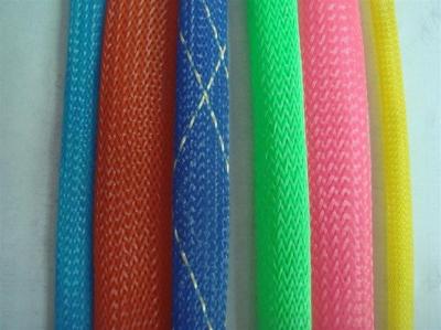 China Colorful Elastic Expandable Braided Sleeving for sale