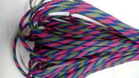 China Braided Expandable Wire Sleeving PET Woven Mesh Shrinkable Tube Hose for sale