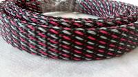 China Multi-Colored PET Expandable Braided Sleeving Knitted Cable Socks for sale