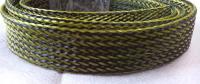 China Flame Resistance Flexo Pet Expandable Sleeving For Wire Harness Protection for sale