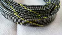China Flame Resistance Flexo Pet Expandable Sleeving For Wire Harness Protection for sale