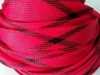 China Black Monofilament PET Expandable Braided Sleeving Wear Resistant for sale