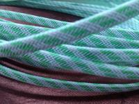 China Polyster Pet Expandable Braided Sleeving Black  For Electrical Cables / Power Cord for sale