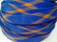 China Polyster Pet Expandable Braided Sleeving Black  For Electrical Cables / Power Cord for sale