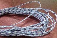 China Non Flammable Flexo Pet Expandable Braided Cable Sleeving Wear Resistant Wire Harness for sale