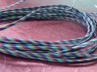 China Non Flammable Flexo Pet Expandable Braided Cable Sleeving Wear Resistant Wire Harness for sale