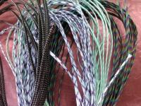 China UL VW-1  PET Expandable Braided Sleeving For Cable Protection for sale