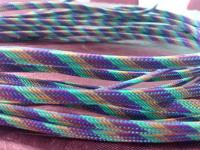 China UL VW-1  PET Expandable Braided Sleeving For Cable Protection for sale