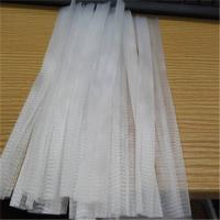 China Expandable PE Plastic Protective Mesh Liquor Bottle Sleeves , White for sale