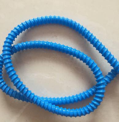 China Blue PVC Conduit Flexible Corrugated Pipe 6-130MM ID , ROHS Approval for sale
