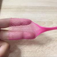 China White Extruded Rose Protective Netting Sleeve PE Protective Mesh Net for Rose for sale
