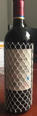 China Strong Wine Bottle Protective Netting Sleeve ,  White PE Bottle Netting Sleeves for sale