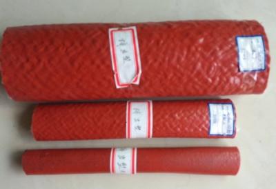 China Heat Resistant Silicone Rubber Fiberglass Sleeving , High Temperature Fire Sleeves for sale
