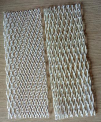 China Recycling White PE Mesh Sleeve Plastic Tube Netting For Wine Bottle / Fruit for sale
