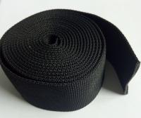 China High Density Black Nylon Textile Webbing Eco Friendly With Rohs Approve for sale