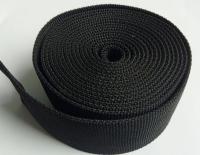 China High Density Black Nylon Textile Webbing Eco Friendly With Rohs Approve for sale