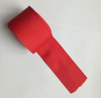 China Red Polyester Hollow Webbing Textile Webbing For Heavy Industry Machinery for sale