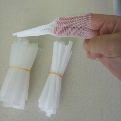 China Milky Protective Mesh Sleeving For Rose Protective , Transparent PE Rose Net for sale
