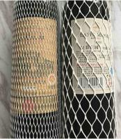 China Recycling White PE Mesh Sleeve Plastic Tube Netting For Wine Bottle / Fruit for sale