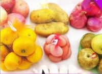 China Knotless Extruded Polyethylene Mesh Sleeves , Mesh Bag Packaging For Egg / Toy for sale