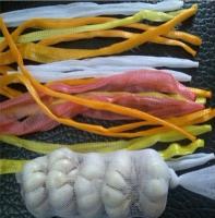 China Knotless Extruded Net Packaging Bags Non Toxic Material High Tensil Strength for sale