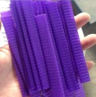 China Makeup Brush Protective Mesh Sleeving , Mesh Sleeve Plastic Tube Netting PE Material for sale