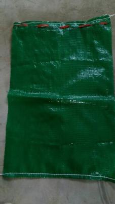 China Tearing Resistant Mesh Netting Bags , Mesh Vegetable Storage Bags With Green Color for sale