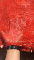 China 50 CM Length Extrusion Net Packaging Bags , Woven Mesh Bags For Agricultural Product for sale
