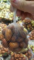 China Multi Color Mesh Netting Bags 3mm Diameter Hole For Fruit / Green Jujube for sale