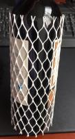 China Protective Polyethylene Mesh Sleeves 7.5cm Width Diamond Hole For Wine Bottle for sale